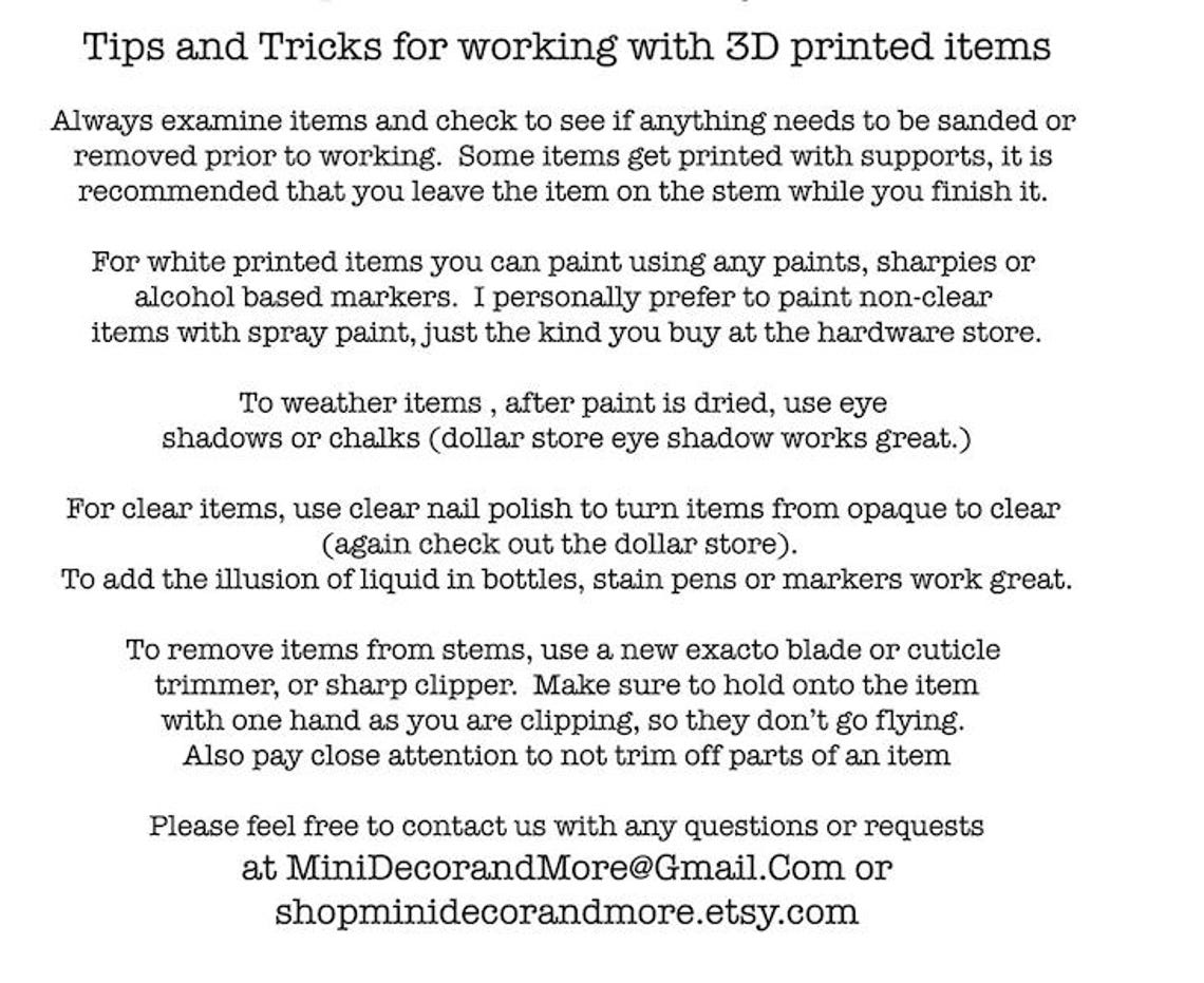 1:12 Scale Angel Statues (set of 2) Kit * Dollhouse Miniature * 3D ...
