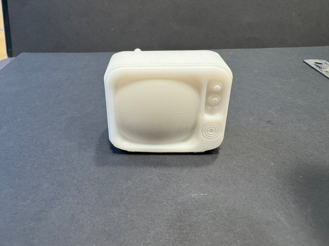 1:24 Scale Vintage PORTABLE TV Kit * Dollhouse Miniature * G Gauge * 3D ...