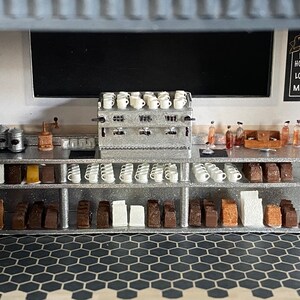 1:24 Scale Coffee Cups (8) Kit * Dollhouse Miniature * G Gauge * 3D ...