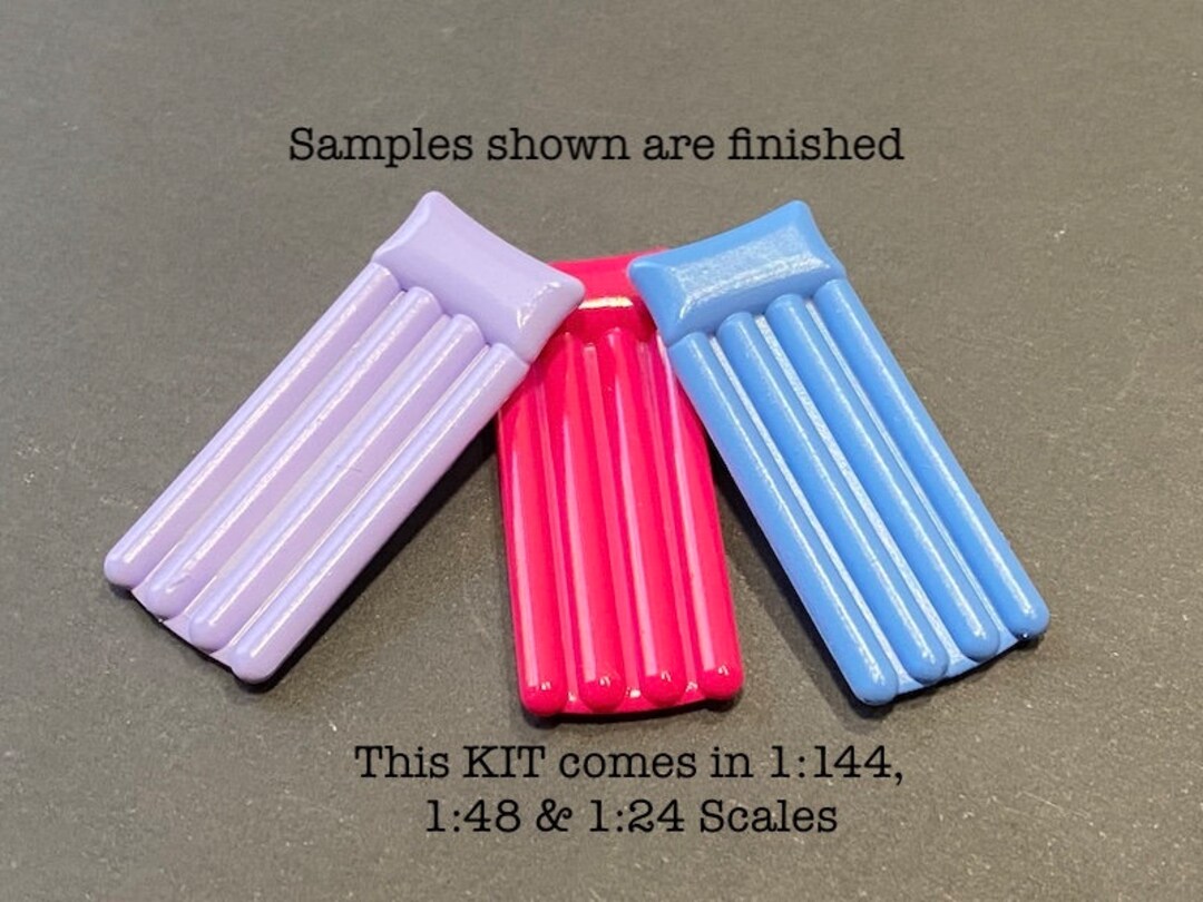 1:48 Scale Pool Float (1) Kit * Dollhouse Miniature * O Scale / Gauge ...