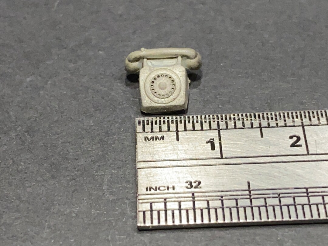 1:24 Scale Telephone Phone Kit * Dollhouse Miniature * G Gauge * 3D ...