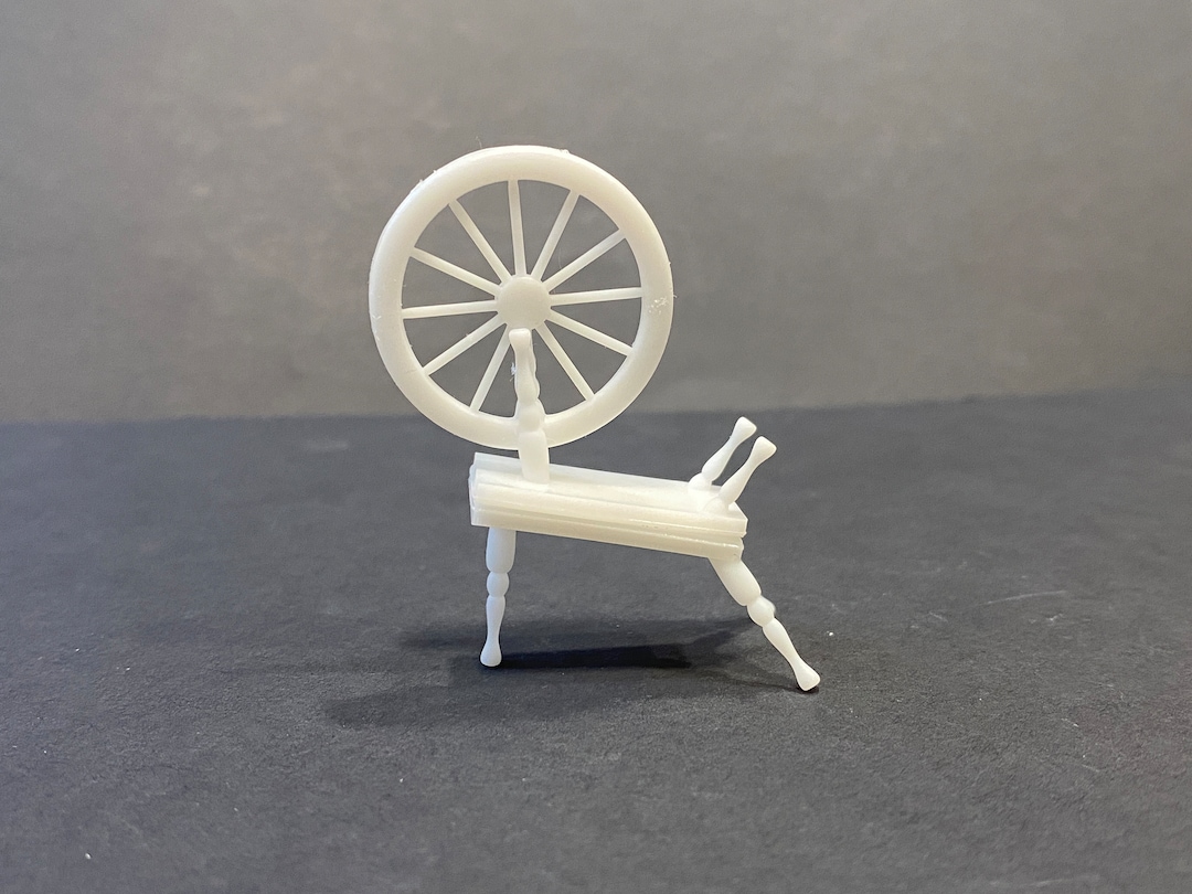 1:24 Scale Spinning Wheelkit * Dollhouse Miniature * G Scale / Gauge ...