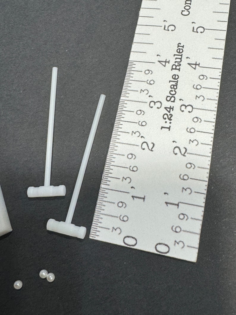 1:24 Scale Croquette Set Kit * Dollhouse Miniature * G Gauge * 3D ...
