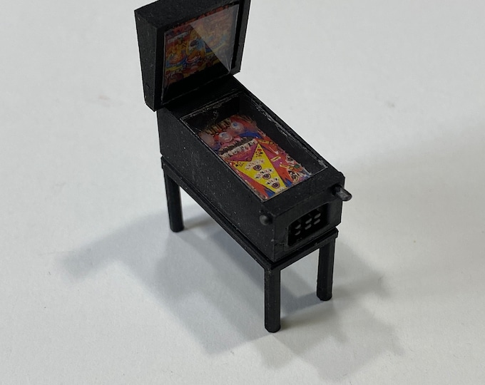 1:48 Scale Pinball Machine Game Kit * Dollhouse Miniature * O Scale ...