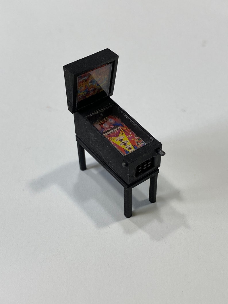 1:48 Scale Pinball Machine Game Kit Dollhouse Miniature O - Etsy