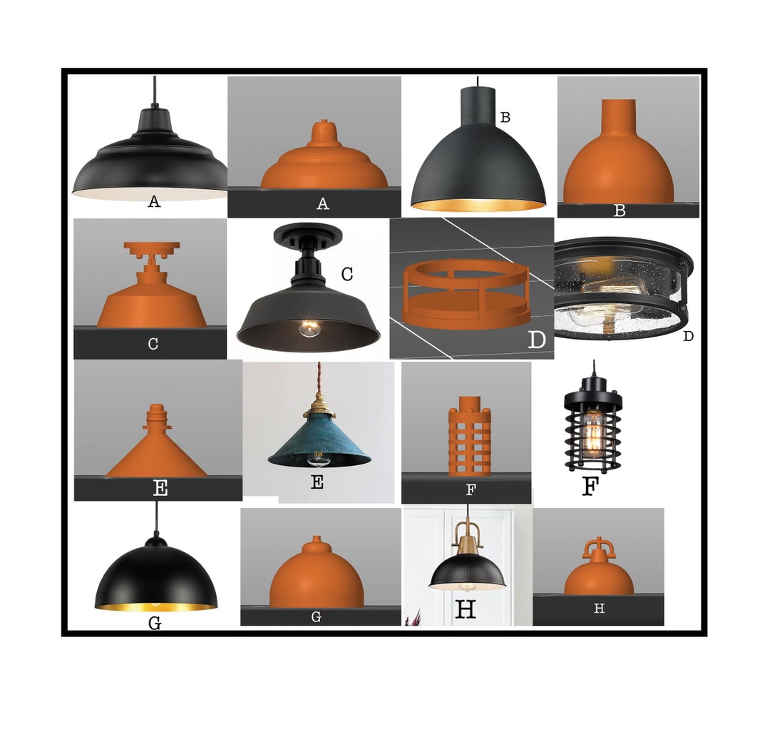 1:24 Scale Ceiling Light Fixtures (non Working) CHOICE Kit * Dollhouse ...