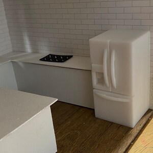 1:24 Scale Fridge Kit * Dollhouse Miniature * G Scale / Gauge * 3D ...