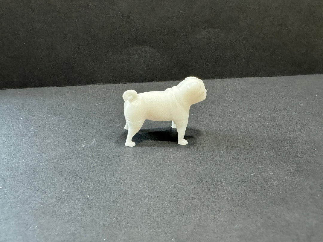 1:12 Scale Pug Dog Kit * Dollhouse Miniature * 3D Printed ...