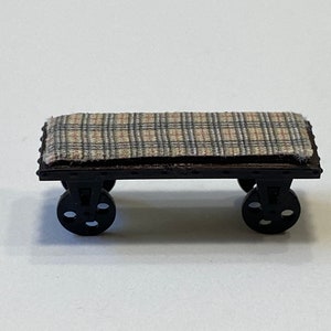 1:144 Scale Bench With Wheels Kit * Dollhouse Miniature * N Scale ...