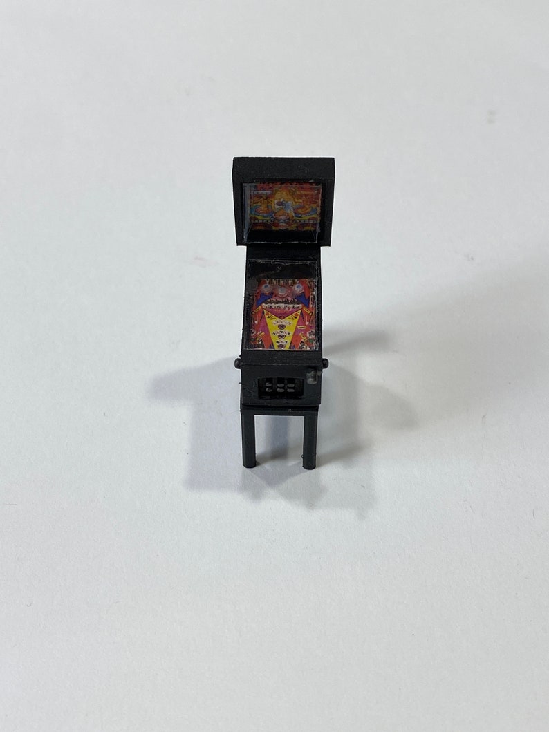 1:48 Scale Pinball Machine Game Kit * Dollhouse Miniature * O Scale ...