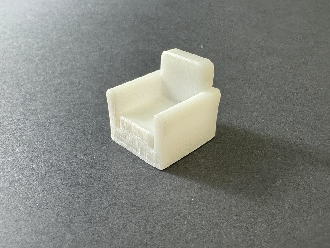 1:144 Scale Upholstered Arm Chair Kit * Dollhouse Miniature * N Gauge ...