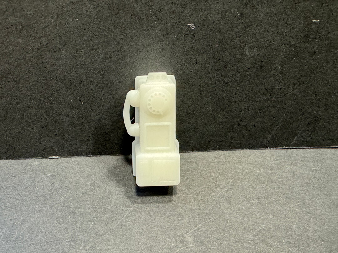 1:87 Scale Vintage Pay Phone Kit * Dollhouse Miniature * HO Standard ...