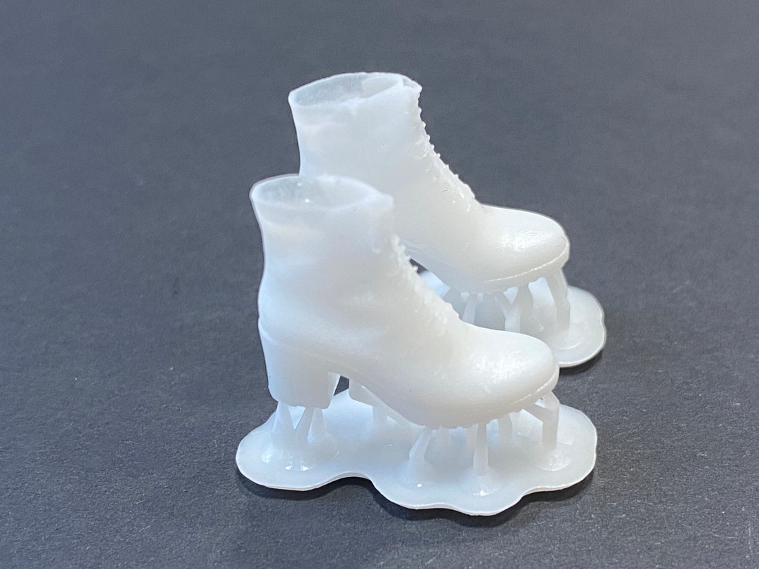 1:12 Scale Lace up Boots (1 Pair) Kit * Dollhouse Miniature * 3D ...