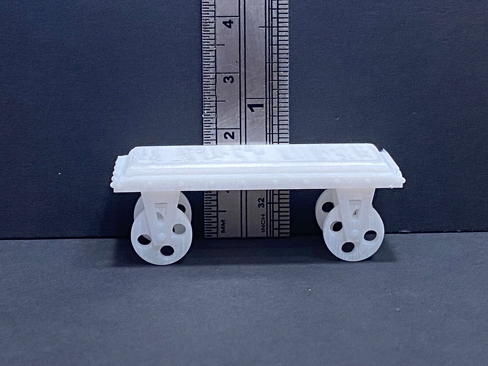 1:24 Scale Bench With Wheels Kit * Dollhouse Miniature * G Scale ...