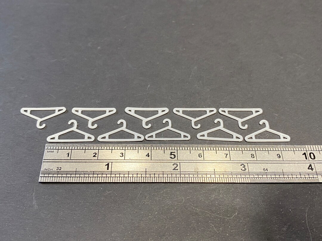 1:24 Scale Hangers (10) Kit * Dollhouse Miniature * G Scale / Gauge ...