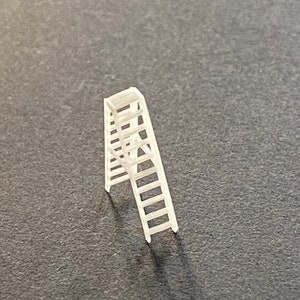 1:144 Scale Ladder Kit * Dollhouse Miniature * N Scale / Gauge * 3D ...