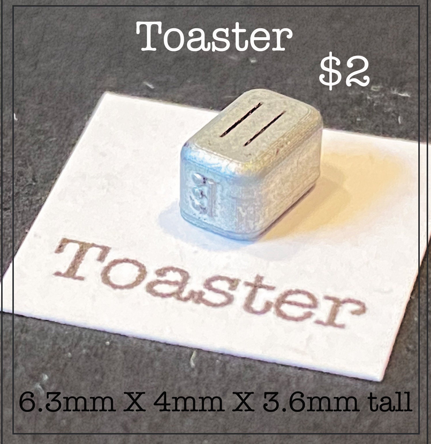 1:48 Scale Toaster Kit Dollhouse Miniature O Scale - Etsy
