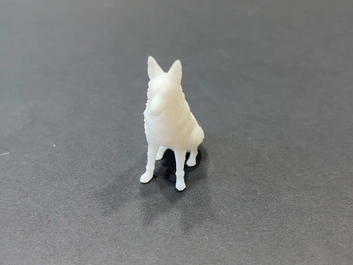 1:48 Scale East European German Shepherd Dog Kit * Dollhouse Miniature ...