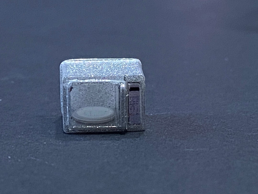 1:24 Scale Microwave Kit * Dollhouse Miniature * G Scale / Gauge * 3D ...