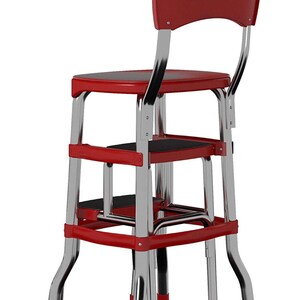 1:48 Scale Retro Counter Chair/step Stool Kit *dollhouse Miniature * O ...