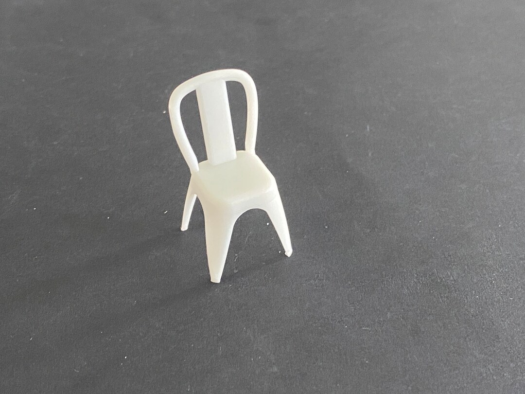 1:48 Scale "metal" Chair Kit * Dollhouse Miniature * O Scale / Gauge ...