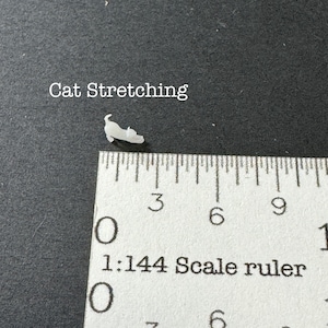 1:144 Scale Cat CHOICE of Posture Kit * Dollhouse Miniature * N Gauge ...