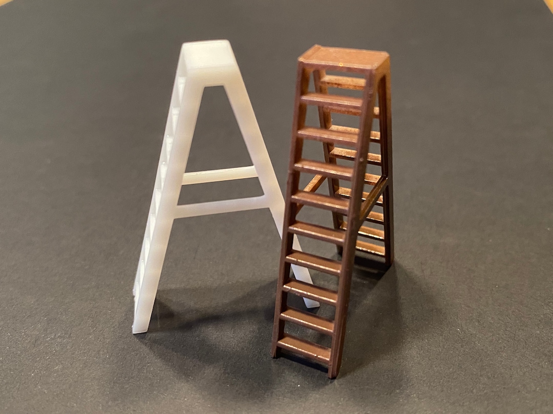 1:48 Scale Ladder Kit * Dollhouse Miniature * O Scale ...