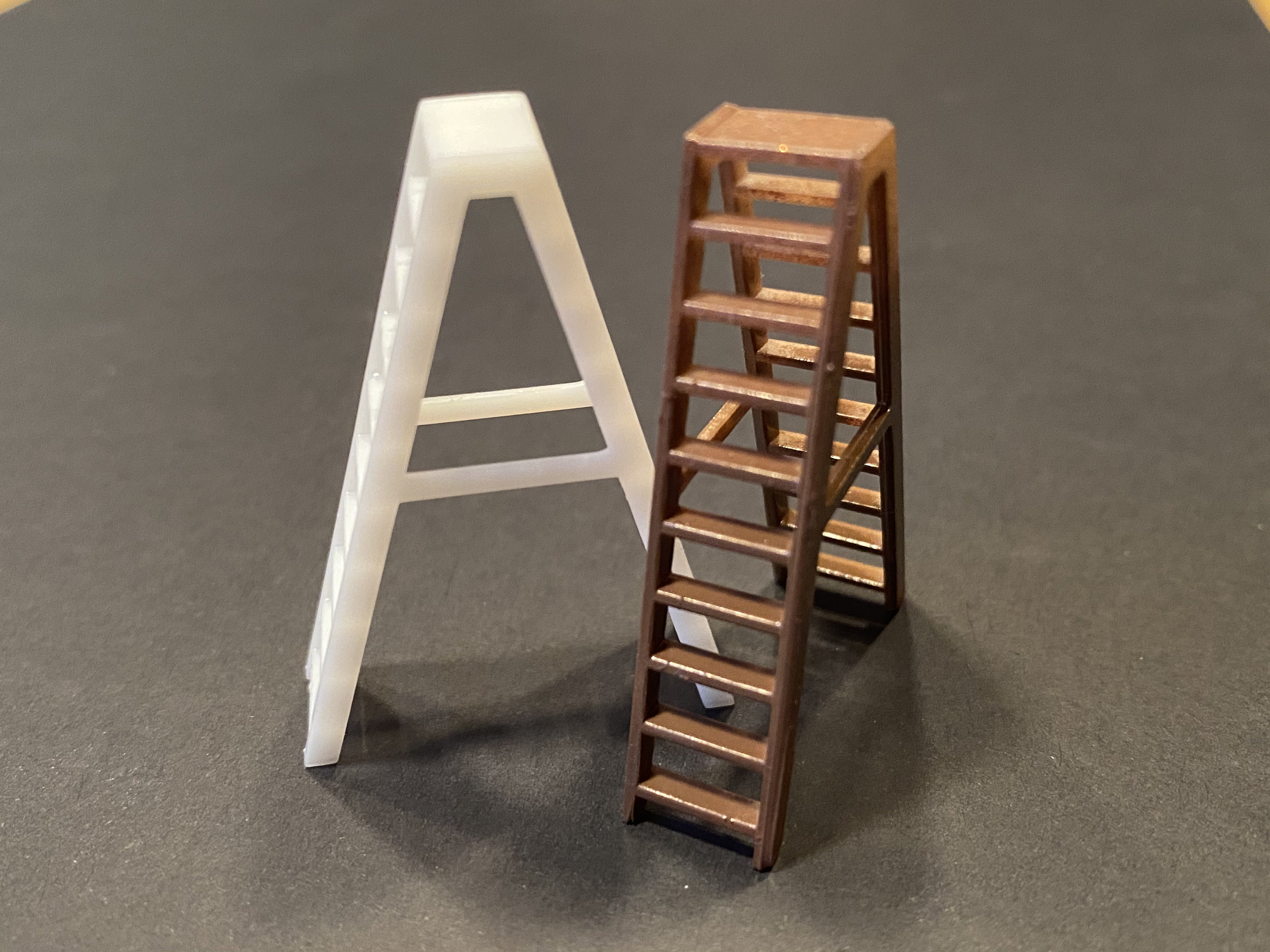 1:48 Scale Ladder Kit Dollhouse Miniature O Scale - Etsy