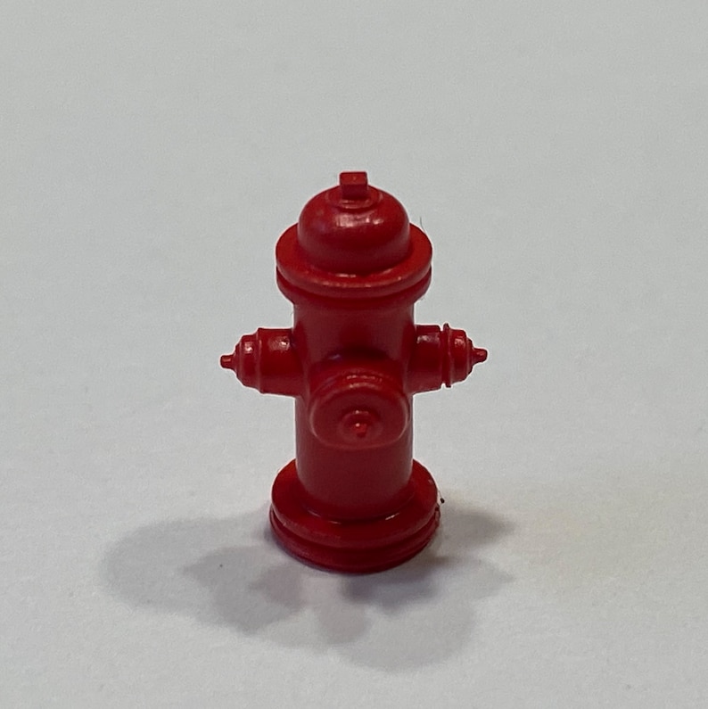 1:48 Scale Fire Hydrant Kit * Dollhouse Miniature * O Scale / Gauge ...