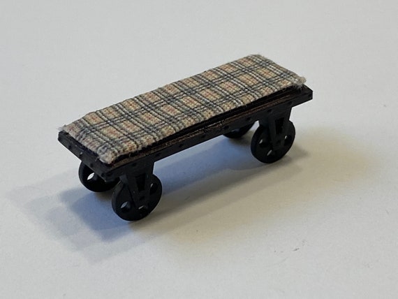 1:24 Scale Bench With Wheels Kit Dollhouse Miniature G - Etsy