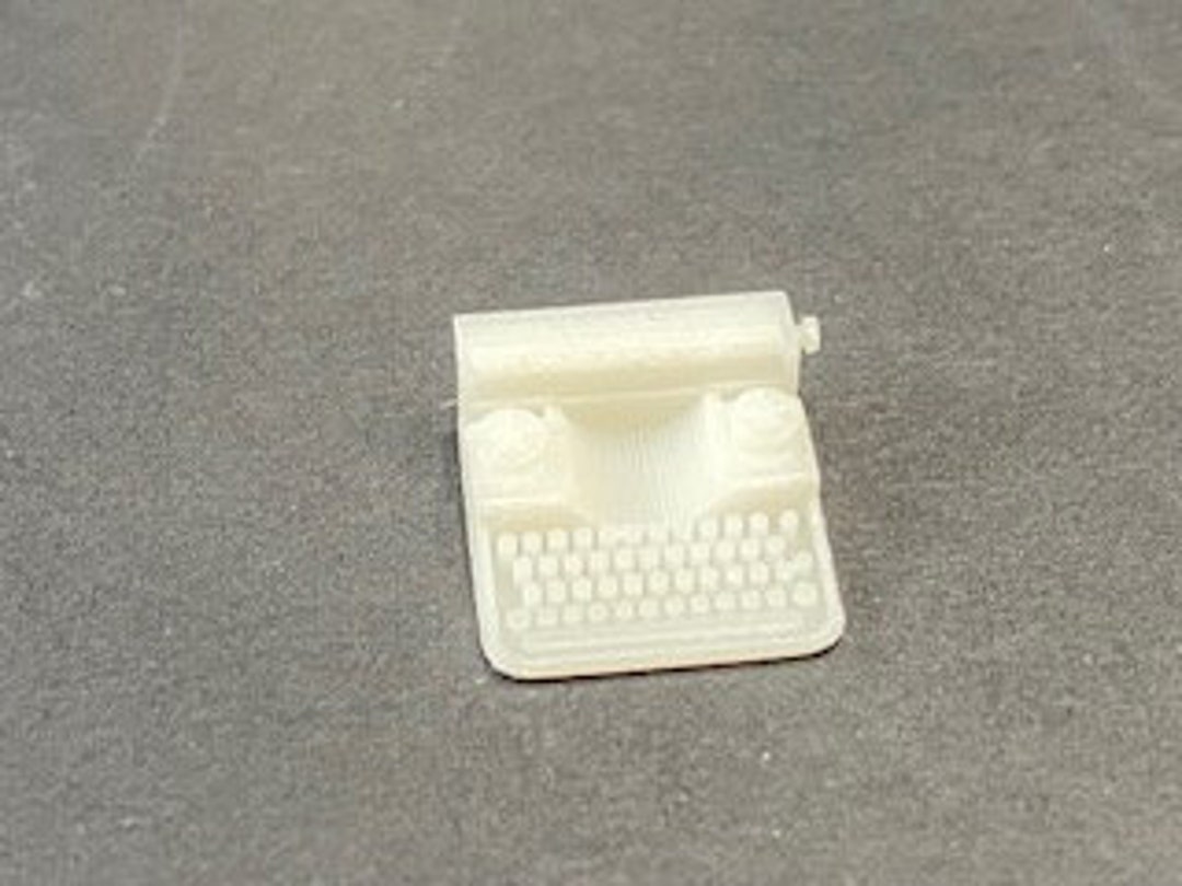 1:87 Scale Typewriter Kit * Dollhouse Miniature * HO Standard Gauge ...