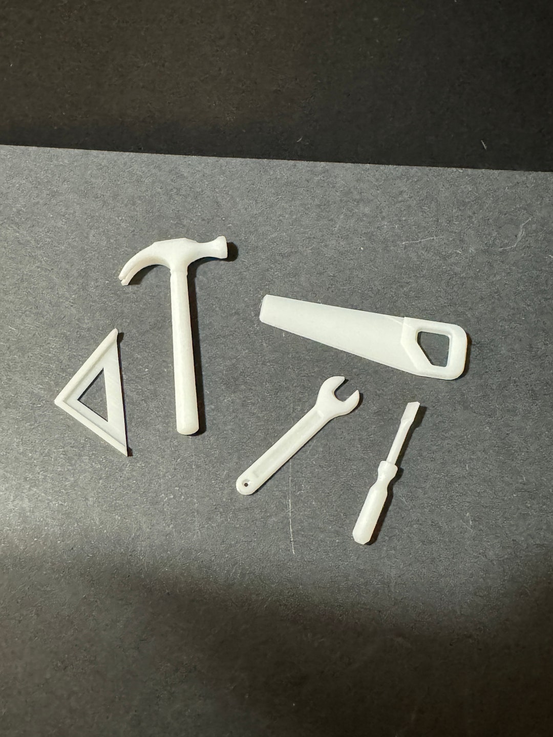 1:12 Scale Tools (5) Kit * Dollhouse Miniature * 3D Printed ...