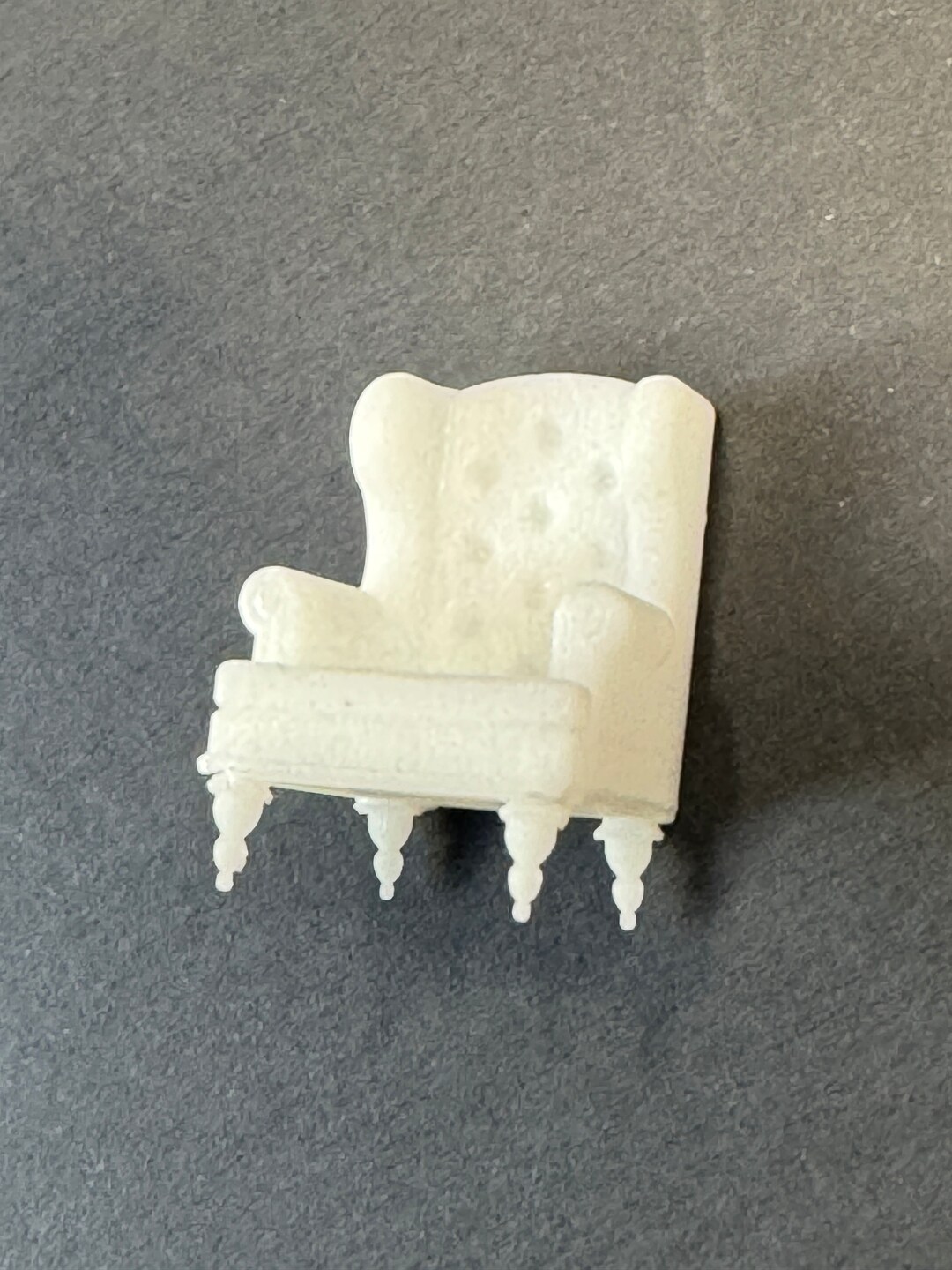 1:24 Scale Fireside Chair Kit * Dollhouse Miniature * G Gauge * 3D ...
