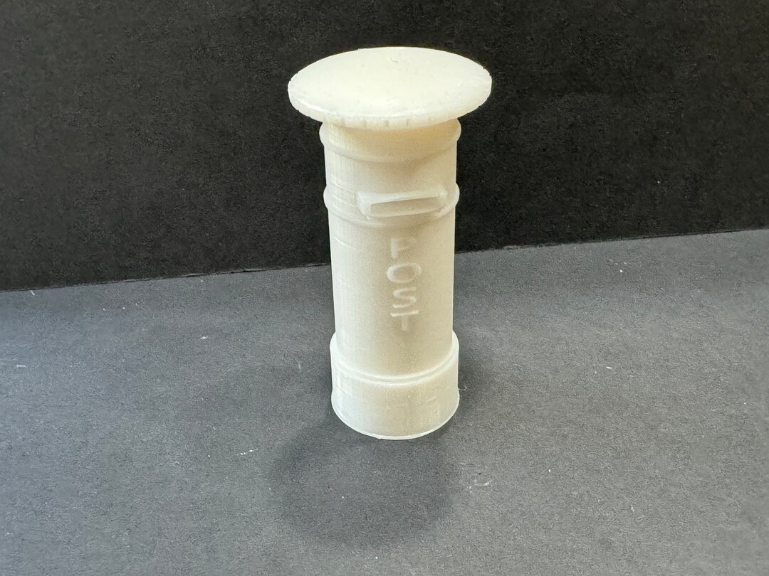 1:48 Scale Pillar Post Box Kit * Dollhouse Miniature * O Gauge * 3D ...