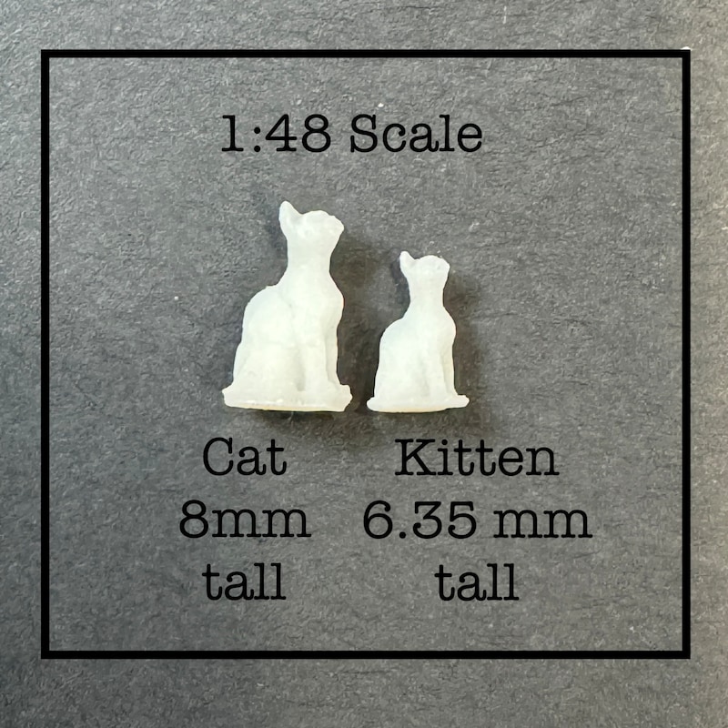 Micro Cat Miniatures - Etsy