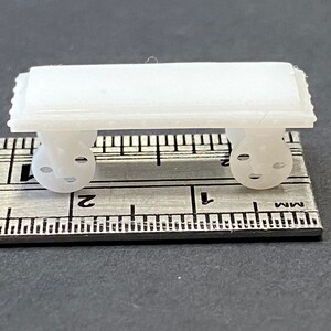 1:48 Scale Bench With Wheels Kit * Dollhouse Miniature * O Scale ...