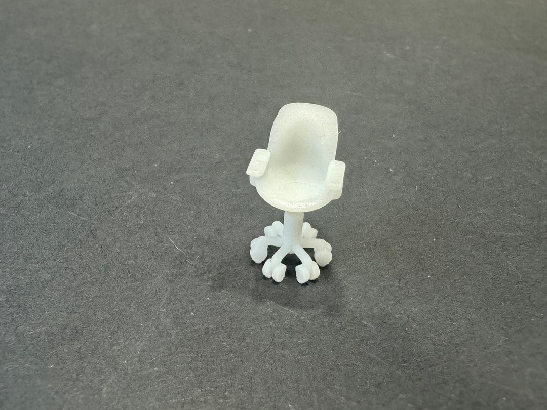 1:144 Scale Office Chair Kit * Dollhouse Miniature * N Gauge * 3D ...