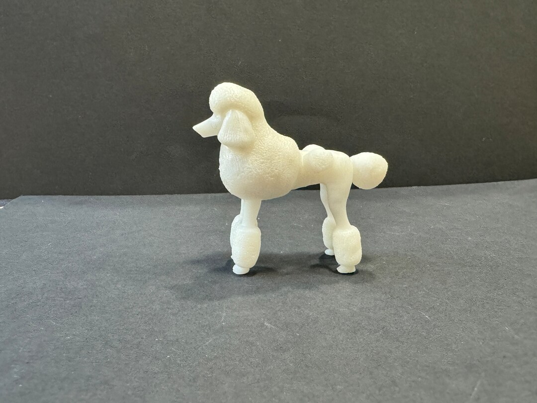 1:12 Scale Poodle Dog Kit * Dollhouse Miniature * 3D Printed ...