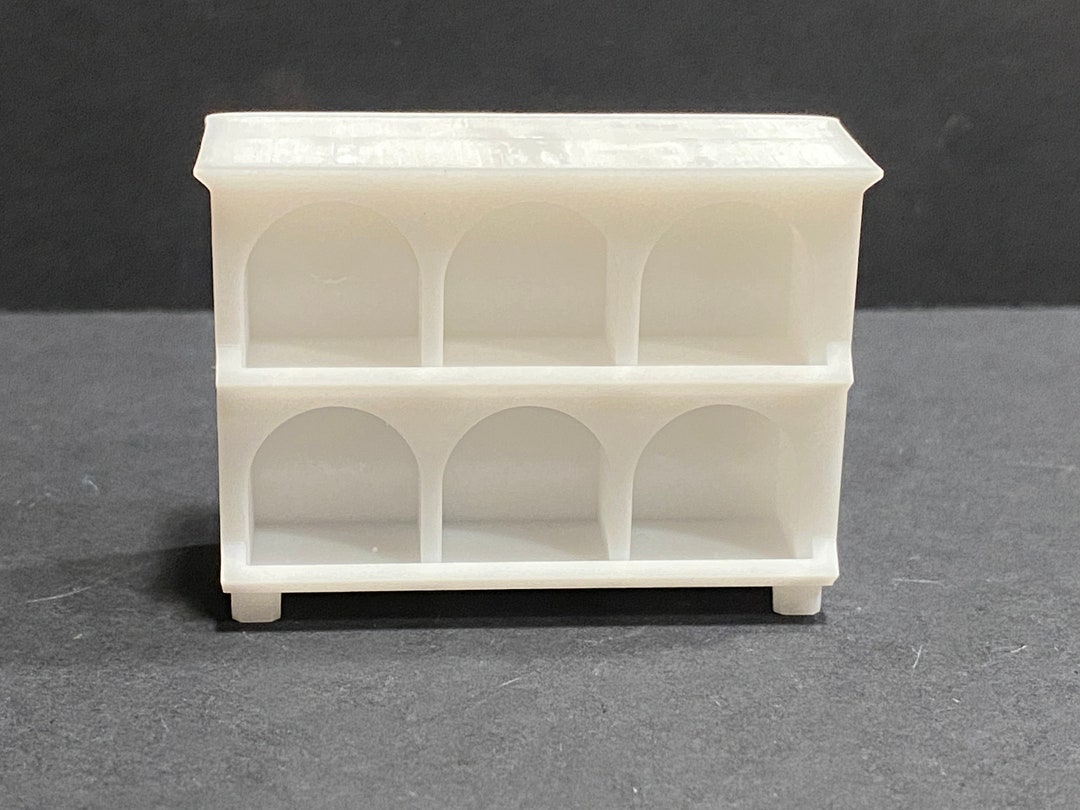 1:24 Scale Arched Cubby Cabinet Kit * Dollhouse Miniature * G Gauge ...