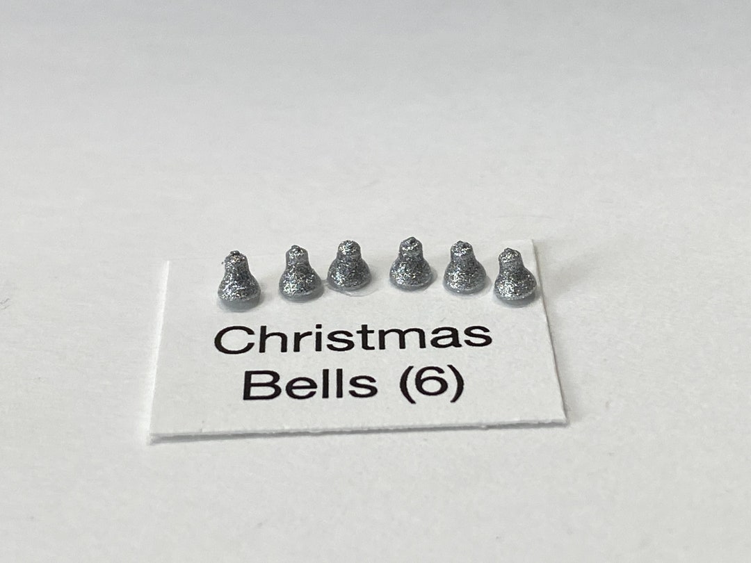 1:48 Scale Holiday Bells Kit * Dollhouse Miniature * O Scale / Gauge ...