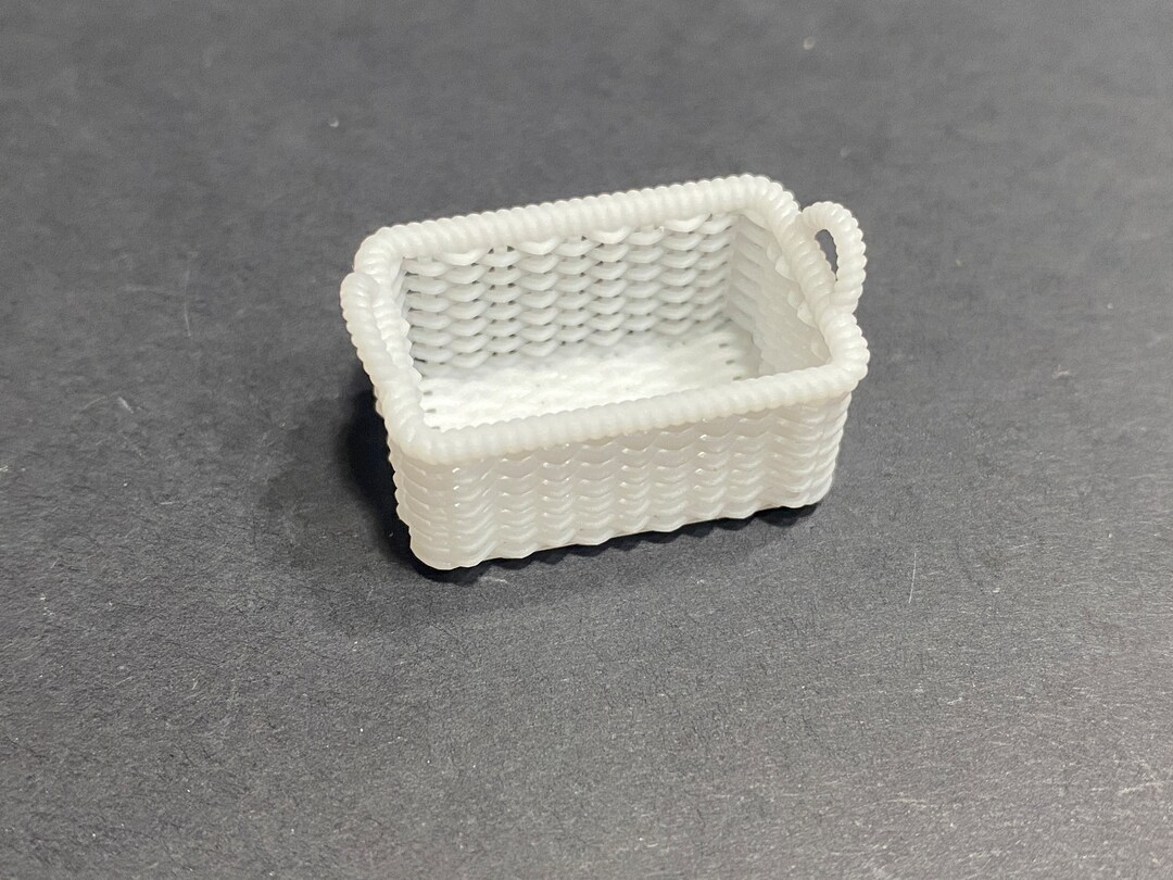 1:12 Scale Basket Large (15” RL) Kit * Dollhouse Miniature * 3D Printed ...