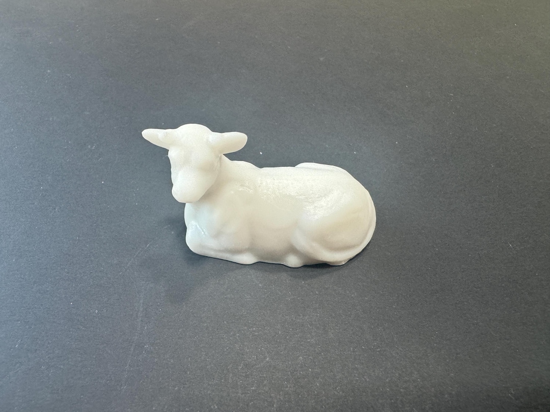 1:48 Scale Cow Laying Down Kit * * Dollhouse Miniature * O Gauge * 3D ...