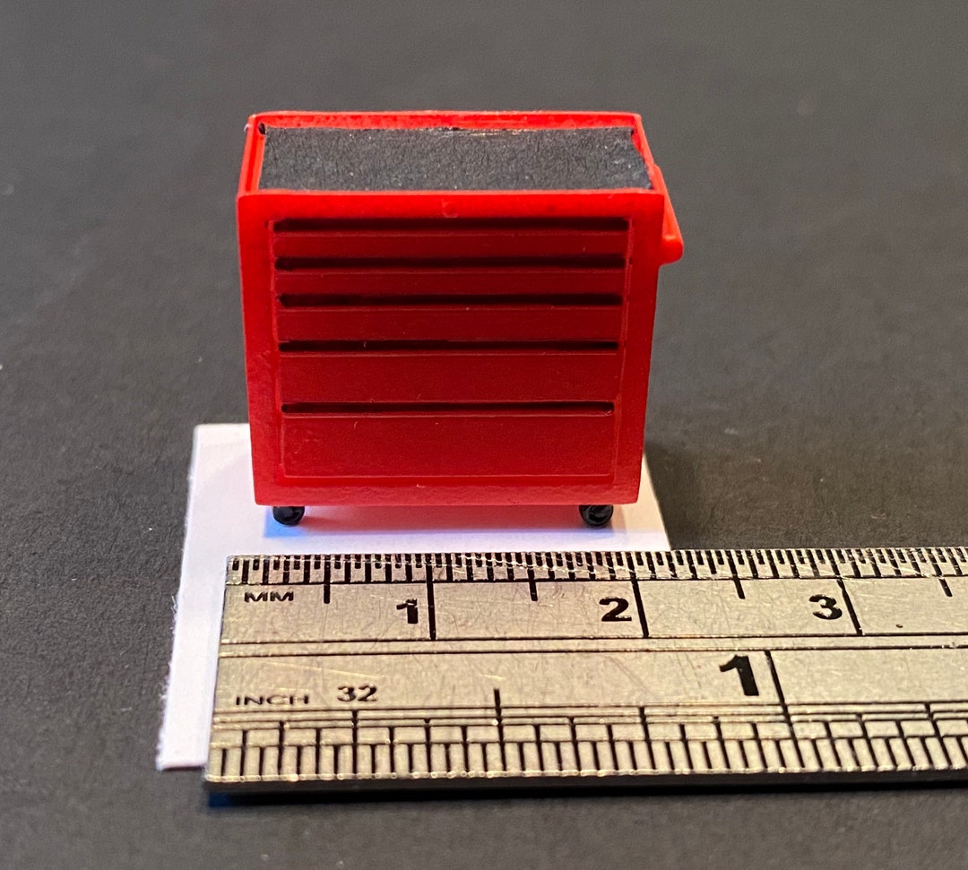 1:48 Scale Tool Bench on Wheels KIT * Dollhouse Miniature * O Scale ...