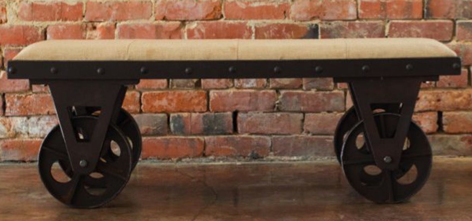 1:48 Scale Bench With Wheels Kit Dollhouse Miniature O | Etsy