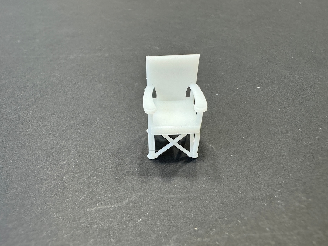 1:48 Scale Camp Chair Kit * Dollhouse Miniature * O Gauge * 3D Printed ...