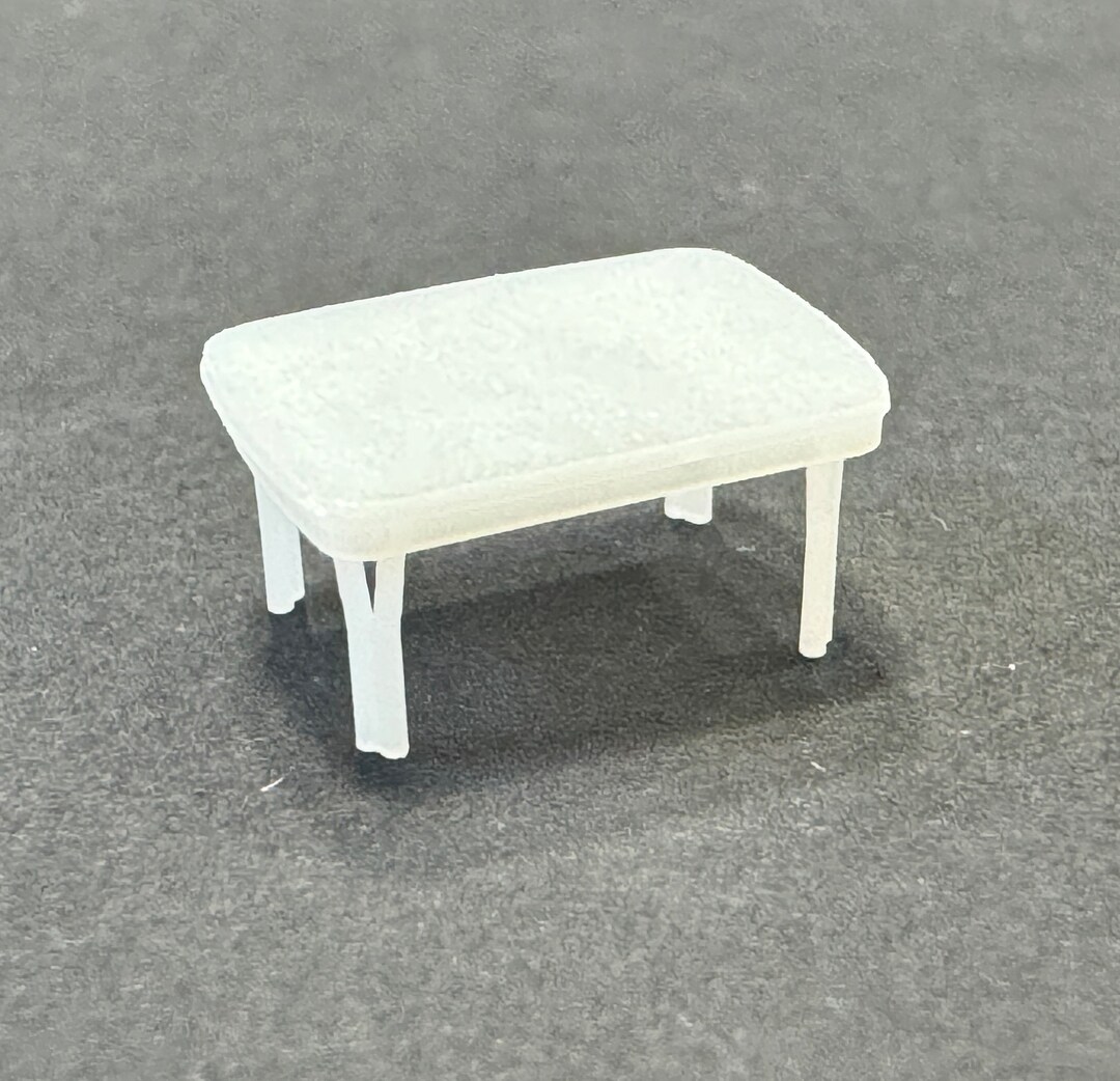 1:144 Scale 50's Retro Table ONLY Kit * Dollhouse Miniature * N Gauge ...