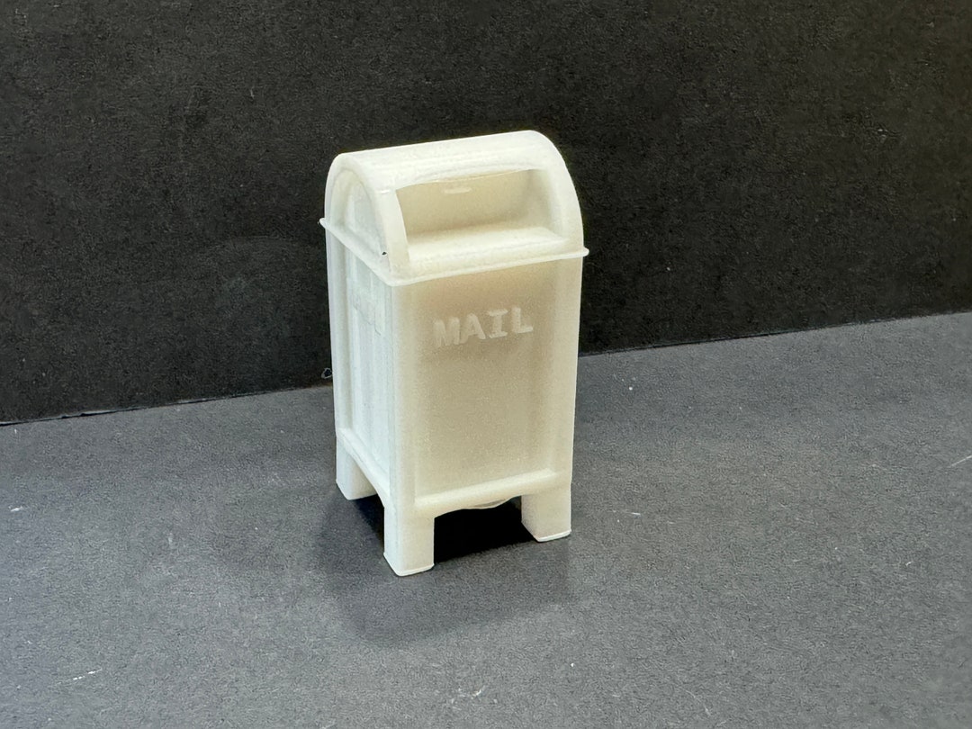 1:48 Scale Post Office Collection Box Kit * Dollhouse Miniature * O ...