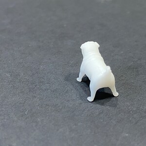 1:48 Scale Pug Dog Kit * Dollhouse Miniature * O Scale / Gauge * 3D ...