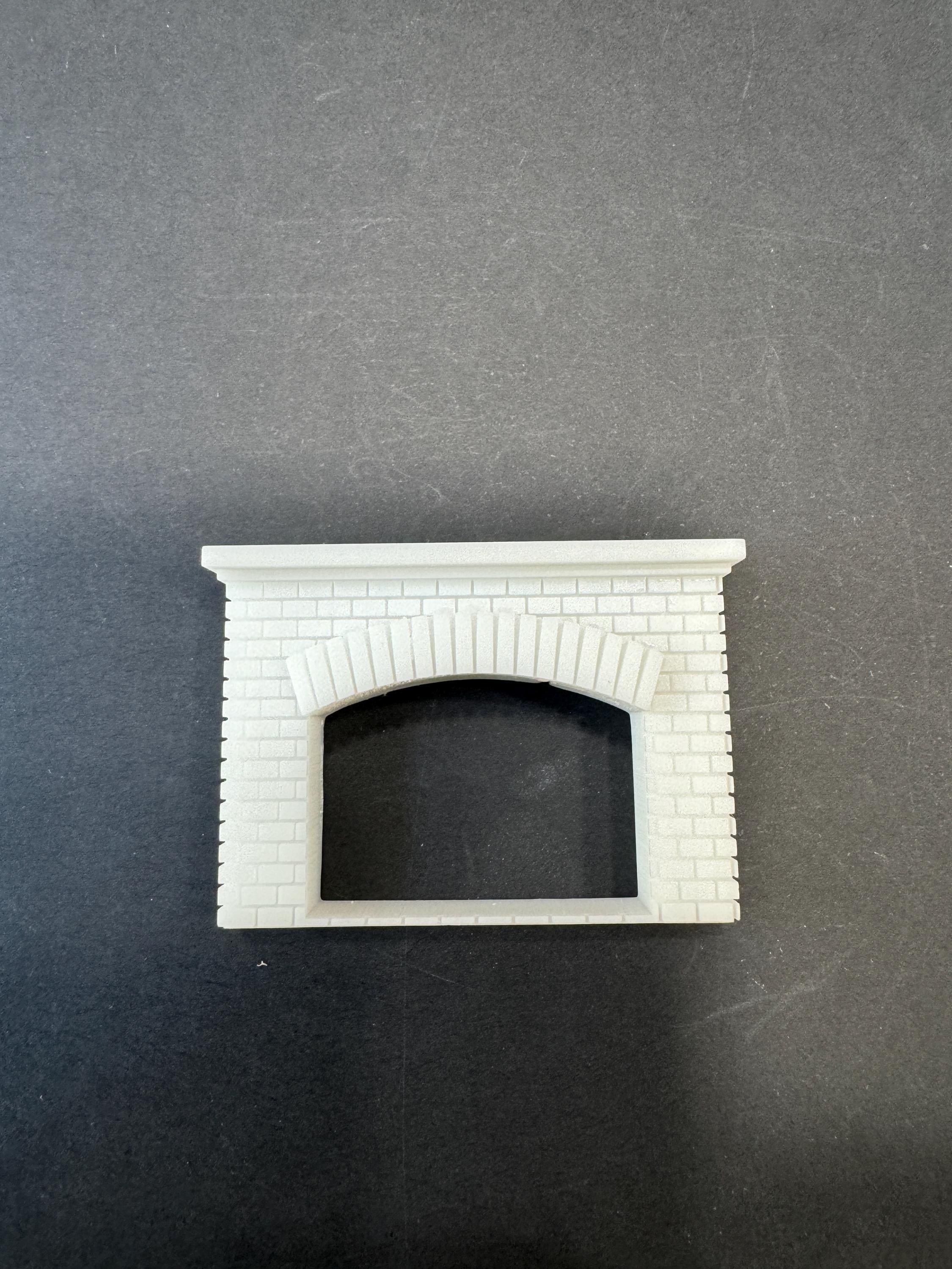 1:87 Scale Brick Fireplace Kit * Dollhouse Miniature * HO Standard ...
