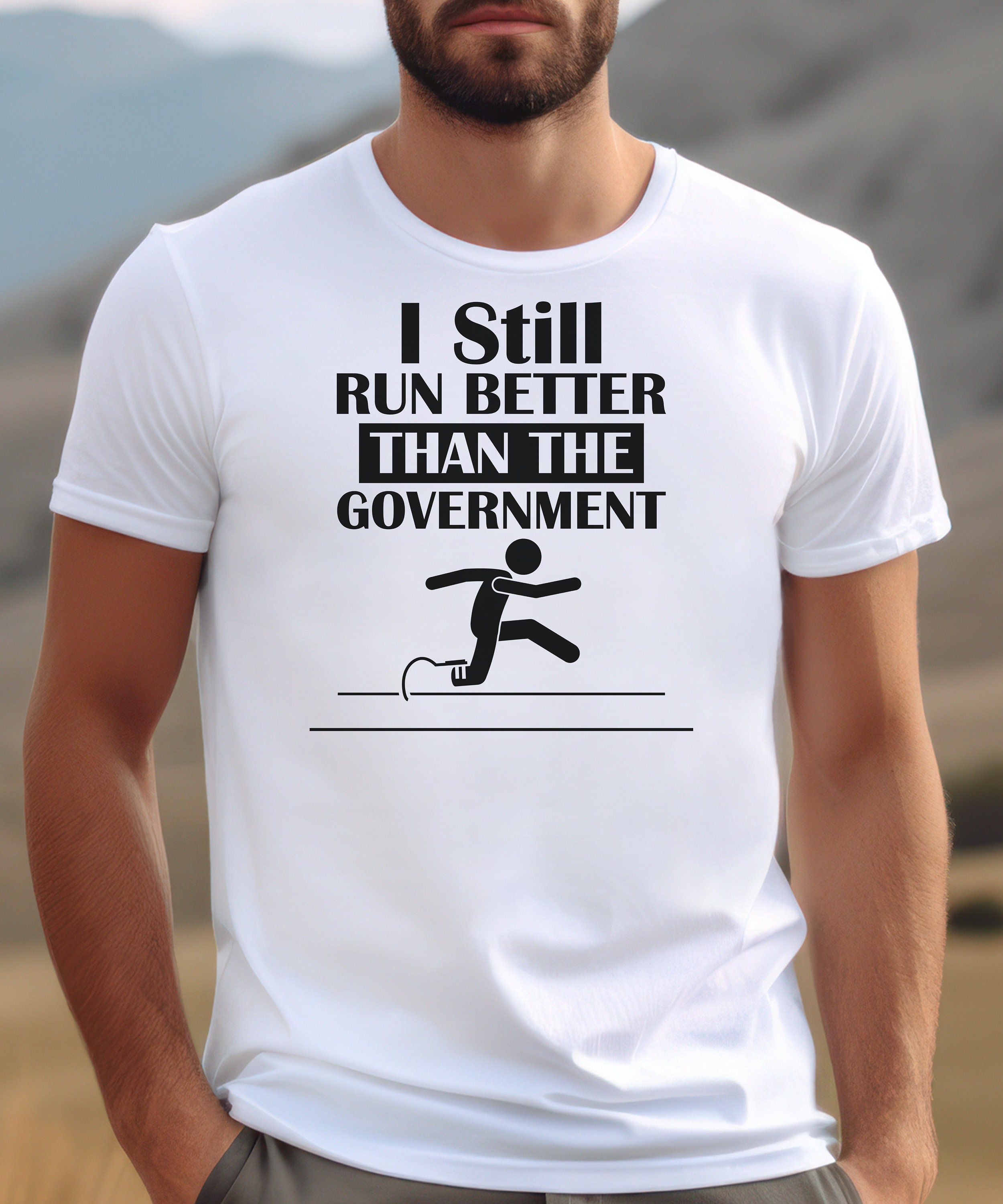 Funny Amputee T Shirt for Amputee Funny Government Shirt Funny Amputee Gift for Amputee Funny ...